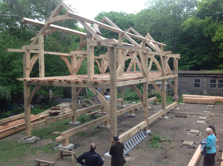 Green Oak Timber Framing – Cruck Frame Carpentry & Restoration