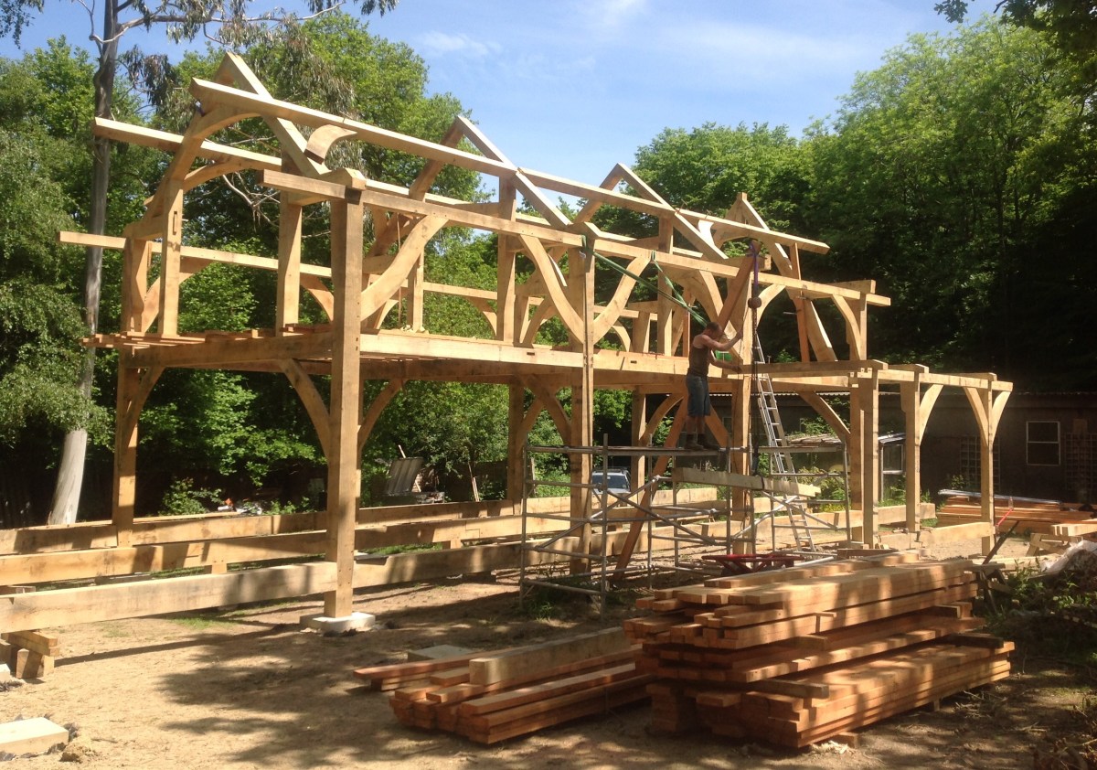 Green Oak Timber Framing – Cruck Frame Carpentry & Restoration